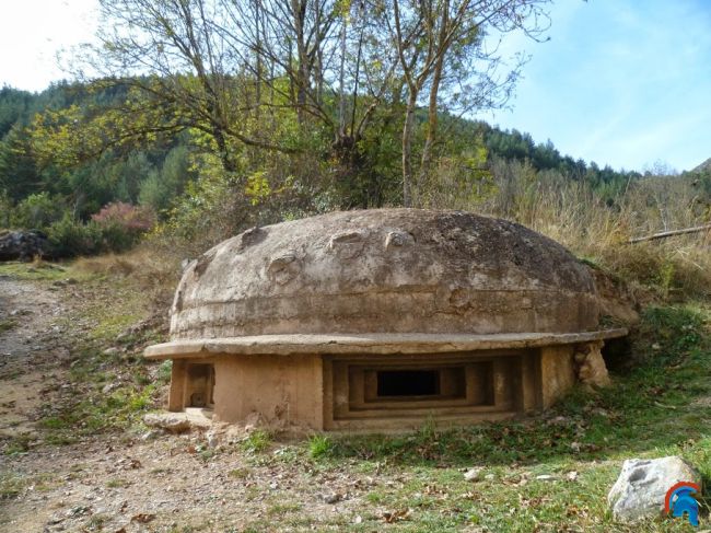 Bunker número uno del Parque de Bunkers de Martinet y Montella